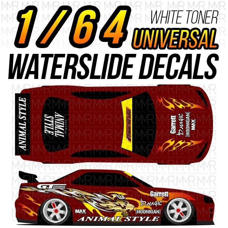 ANIMAL STYLE DRIFT WaterSlide Decals - Mod My Ride