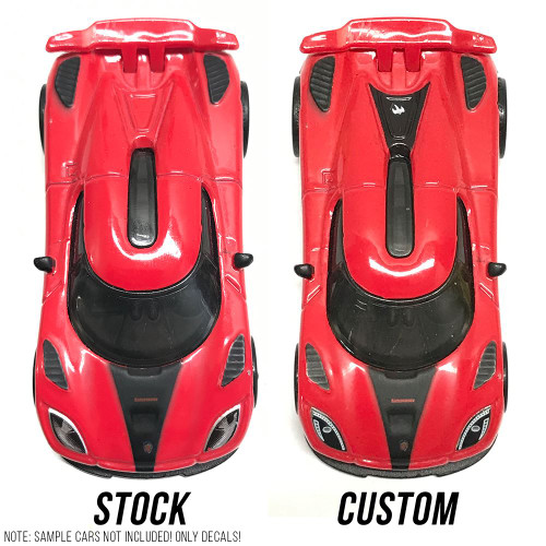 KOENIGSEGG AGERA R Headlight Taillight Waterslide Decals - Mod My Ride