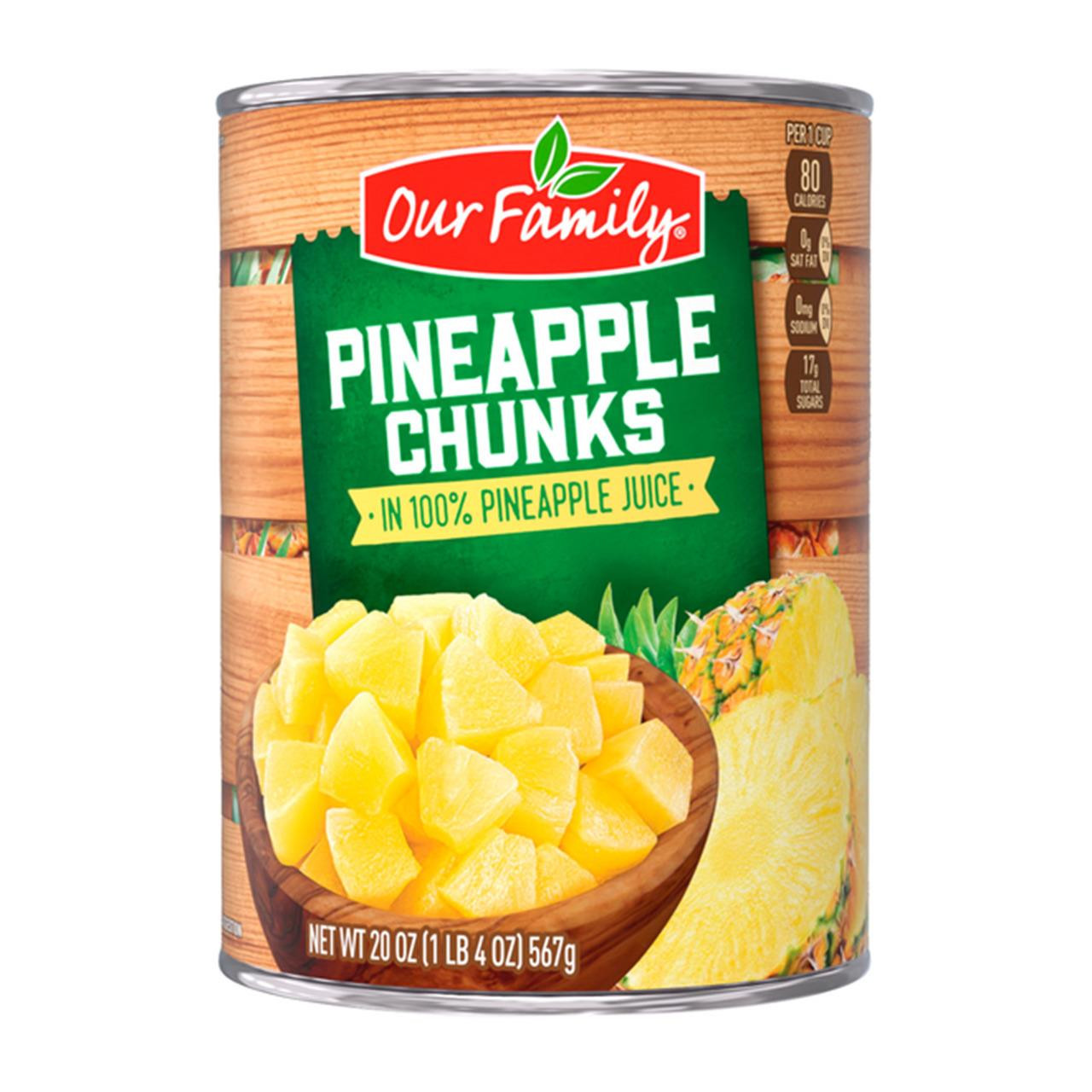 Pineapple Chunks 24/20oz