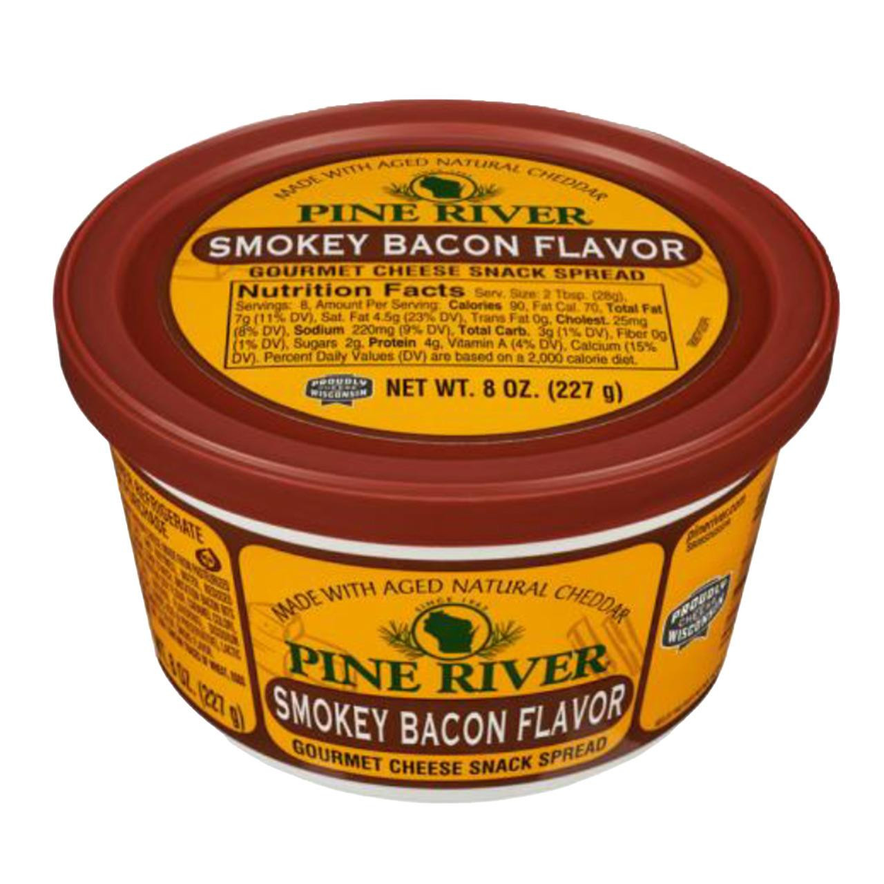 Smokey Bacon Gourmet Cheese Snack Spread, Shelf Stable 12/8oz