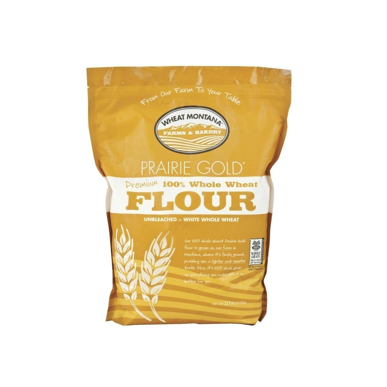 Prairie Gold White 100% Whole Wheat Flour 4/10lb