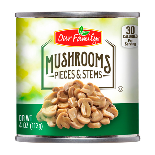 Mushrooms Pieces & Stems 24/4oz
