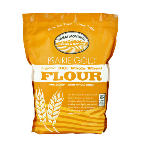 Prairie Gold White 100% Whole Wheat Flour 4/5lb