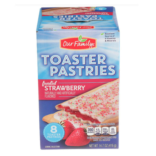 Our Family Strawberry Toaster Pastries 12/8ct
