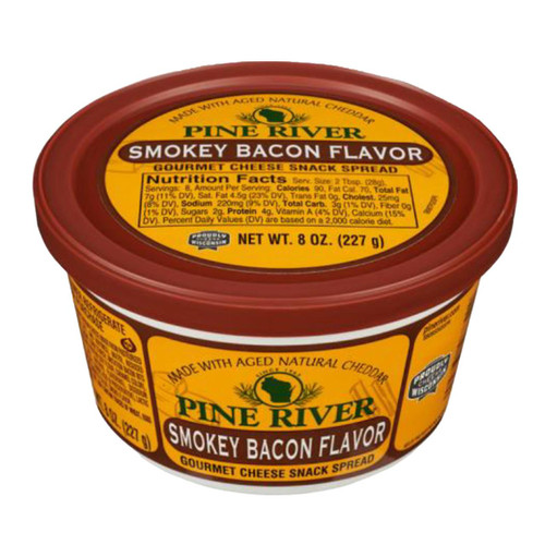 Smokey Bacon Gourmet Cheese Snack Spread, Shelf Stable 12/8oz