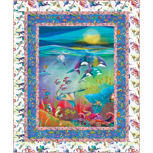 Shining Sea Wallhanging - Studio E Fabrics