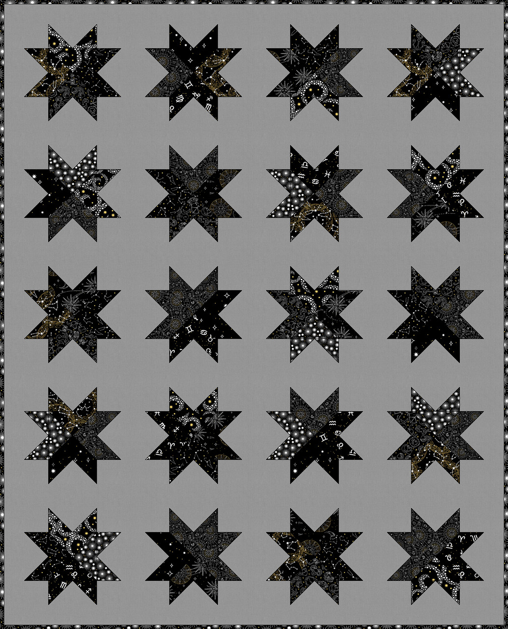 Written in the Stars - Beaming Quilt - Studio E Fabrics