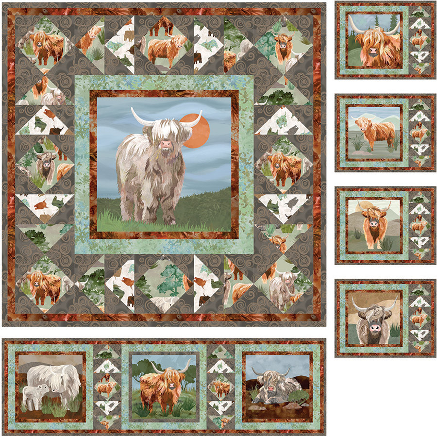 Highlander - Flight Path Table Set - Studio E Fabrics