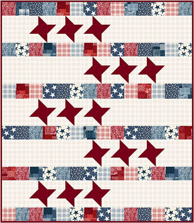 Pieces of America - Salute Quilt - Studio E Fabrics