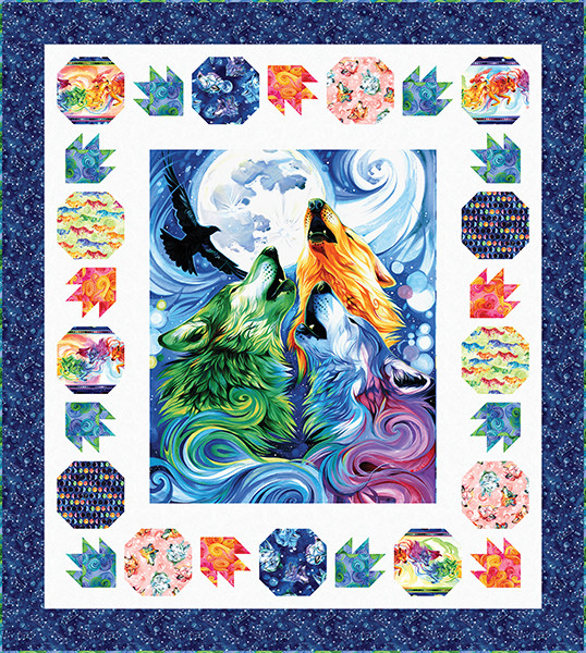 Spirit of the Wolf Quilt #1 - Studio E Fabrics