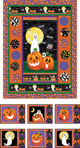 Spooky Friends Table Set - Studio E Fabrics
