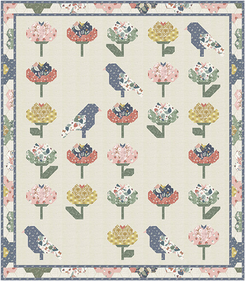 Birds Garden Quilt - Studio E Fabrics