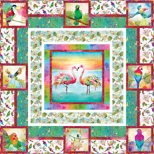 Birds Garden Quilt - Studio E Fabrics