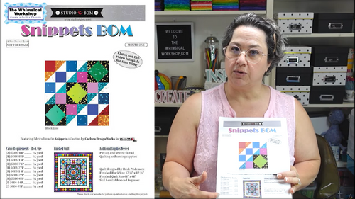 Snippets BOM - Month 1 - Studio E Fabrics