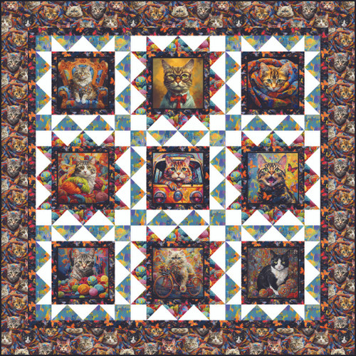 Purrfectly Playful Quilt - Studio E Fabrics