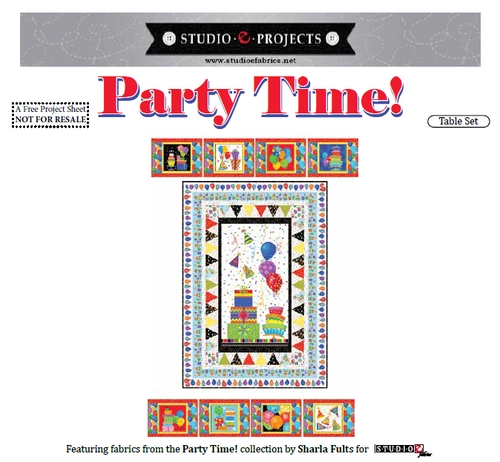 Party Time Table Set - Studio E Fabrics