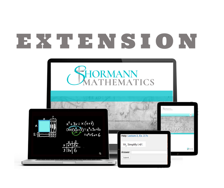 Extension for Shormann Math eLearning Course - Digital Interactive ...