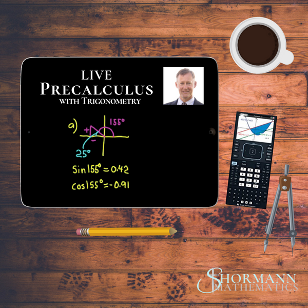 Current Students & Siblings Live Precalculus Class - Digital ...