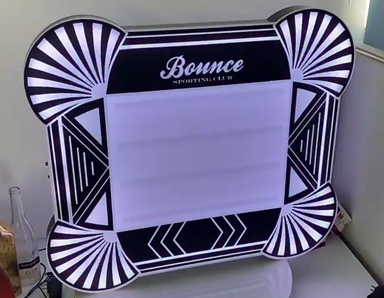 MESSAGE BOARD BOTTLE PRESENTER SIGN - MARQUEE 14.0