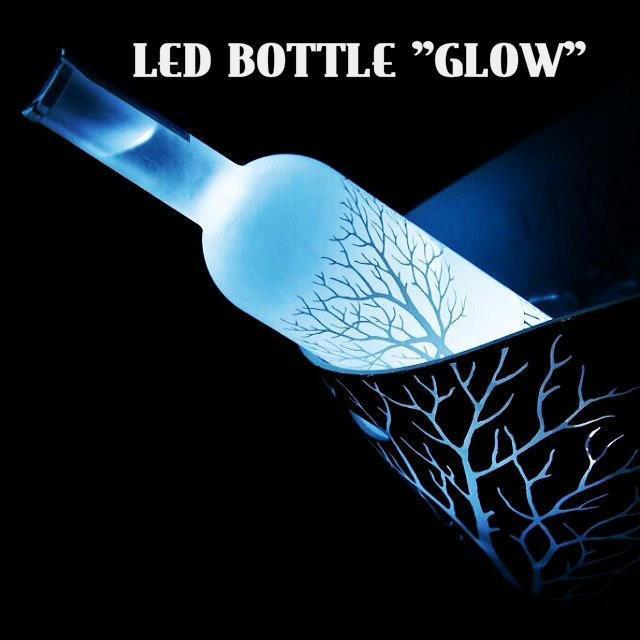MINI GLOW BOTTLE BRIGHT DISPLAY GLORIFIER, LED BOTTLE GLORIFIER, light ...