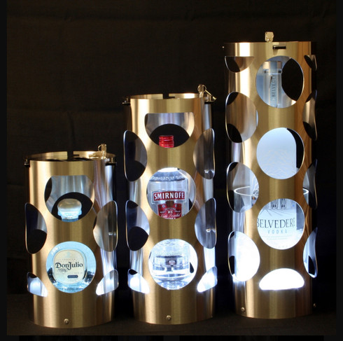 LIQUOR BOTTLE LOCK TUBE - LOCKING CAGE FOR VIP BOTTLE SERVICE - VIP ...