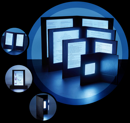 LED BACK LIT MENU 11''x 5.5'' INCH - LIGHT UP MENUS NO LOGO - 2 PANELS