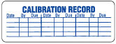 Calibration Label 3/4 x 2 - Kenmore Label & Tag