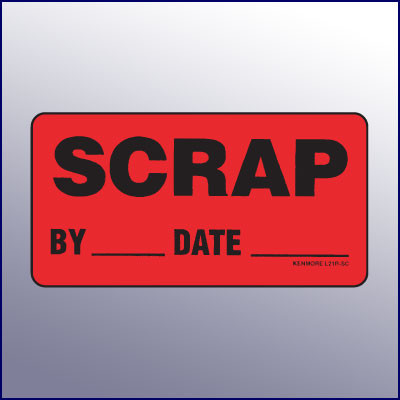 Scrap Label 4 x 2 - Kenmore Label & Tag