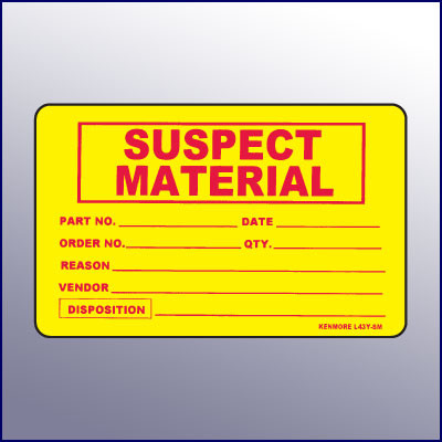 Special Instructions Tag - Size #5 - Kenmore Label & Tag