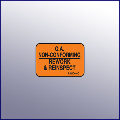 Non Conforming Large Label 4 x 6 - Kenmore Label & Tag