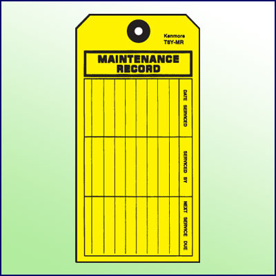 Maintenance/Repair Tags
