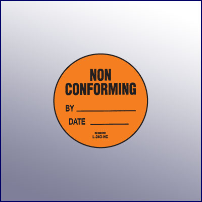Non-Conforming Material Label 4X2 - Kenmore Label & Tag