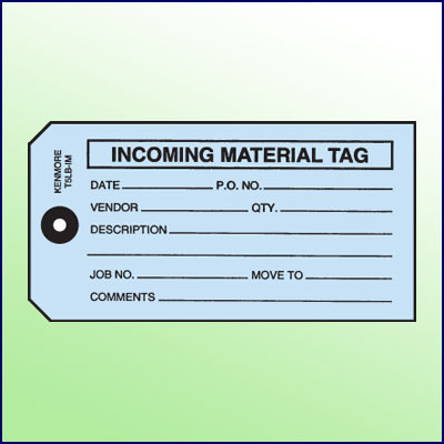 First Piece/Last Piece Approval Tag - Kenmore Label & Tag