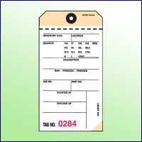 2Part NCR Tags (White,Manila) - Kenmore Label & Tag