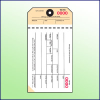 2Part NCR Tags (Horizontal printing) - Kenmore Label & Tag