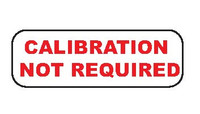 Calibration Not Required Label 1/2 x 1-1/2 - Kenmore Label & Tag