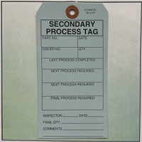 Secondary Process Tag - Kenmore Label & Tag