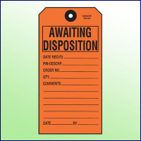 Awaiting Disposition Tag