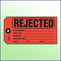 Rejected Tag - Size 5 - Kenmore Label & Tag