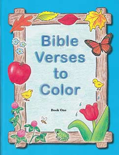 Bible Verses to Color, Book 1 - Gullion's Christian Supply