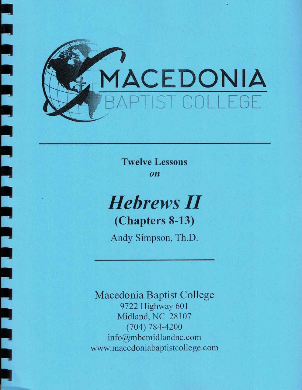 Hebrews, Volume 2: Study Guide - Gullion's Christian Supply