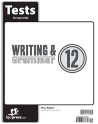 Writing & Grammar 12: Tests (3rd Edition) - Gullion's Christian Supply