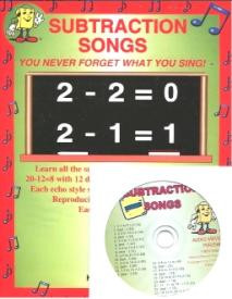Subtraction Songs (CD & Book) - Gullion's Christian Supply