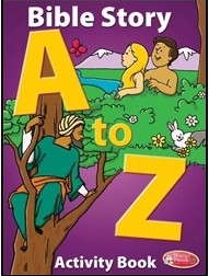 Bible Story A to Z Activity Book - Gullion's Christian Supply