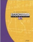 Saxon Math 8/7 Solutions Manual (3rd edition) - Gullion's Christian Supply