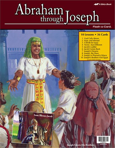 Abraham through Joseph (Large Flashcards) - Gullion's Christian Supply