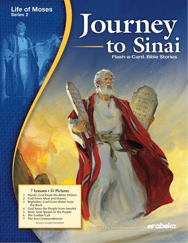 Life of Moses, Series 2: Journey to Sinai (Flash-a-Card Bible Stories ...