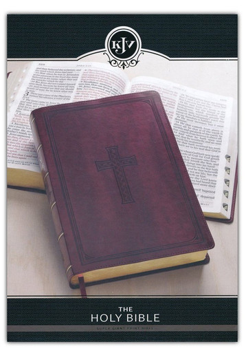 Super Giant Print Bible (Burgundy Bonded Leather) KJV - Gullion's ...