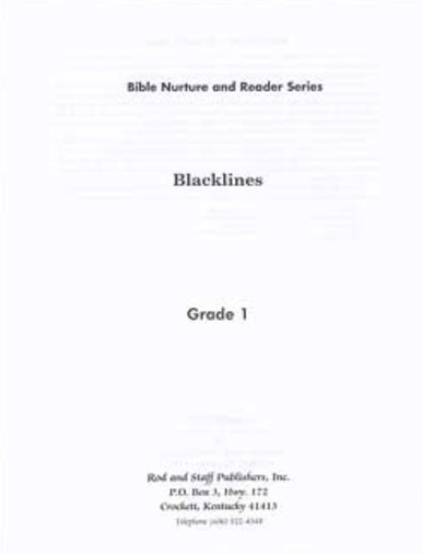 Reading 1 (Blacklines) - Gullion's Christian Supply