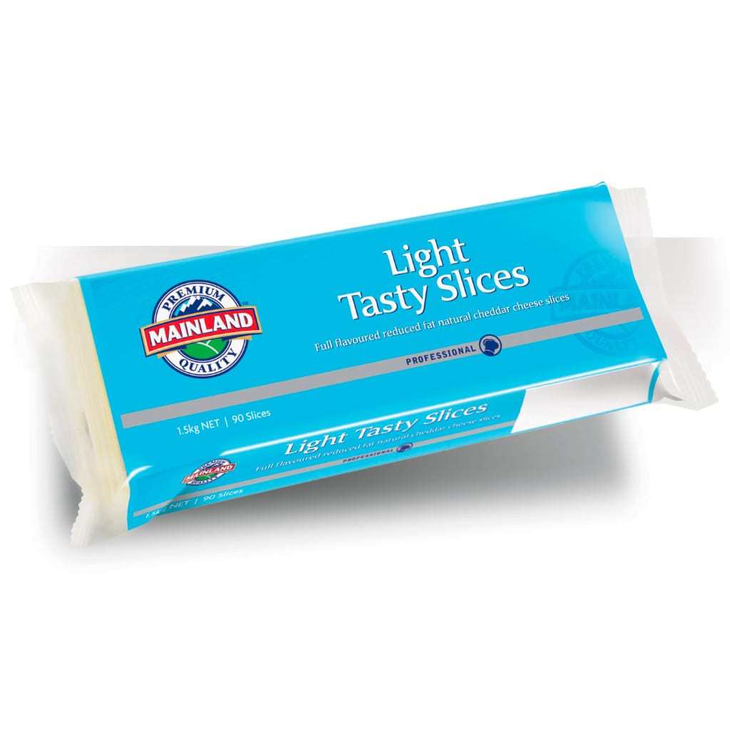 Mainland Cheese Light Slices (1x1.5kg) - Borgo Wholesale Distribution